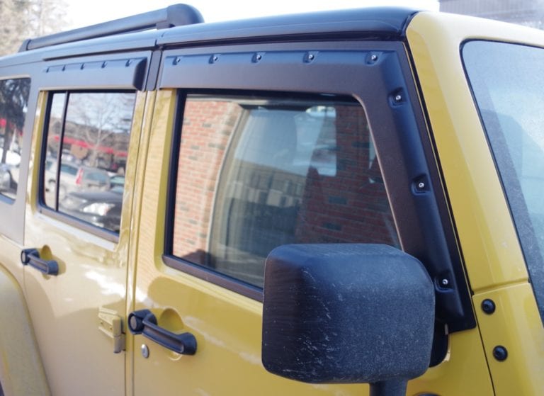 Jeep Gladiator (2020-2025) Textured Tough Visors 4 Door - Focus Auto ...