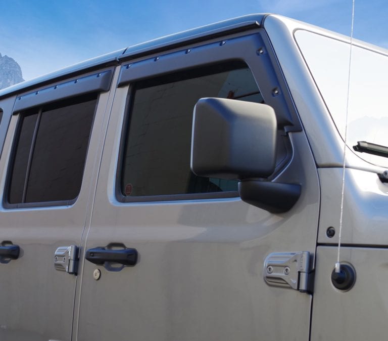 Jeep Gladiator (2020-2025) Textured Tough Visors 4 Door - Focus Auto ...